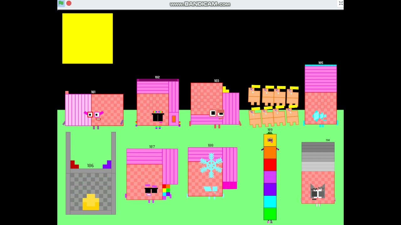 Numberblocks Retro Band 181-190 (FANMADE) - YouTube