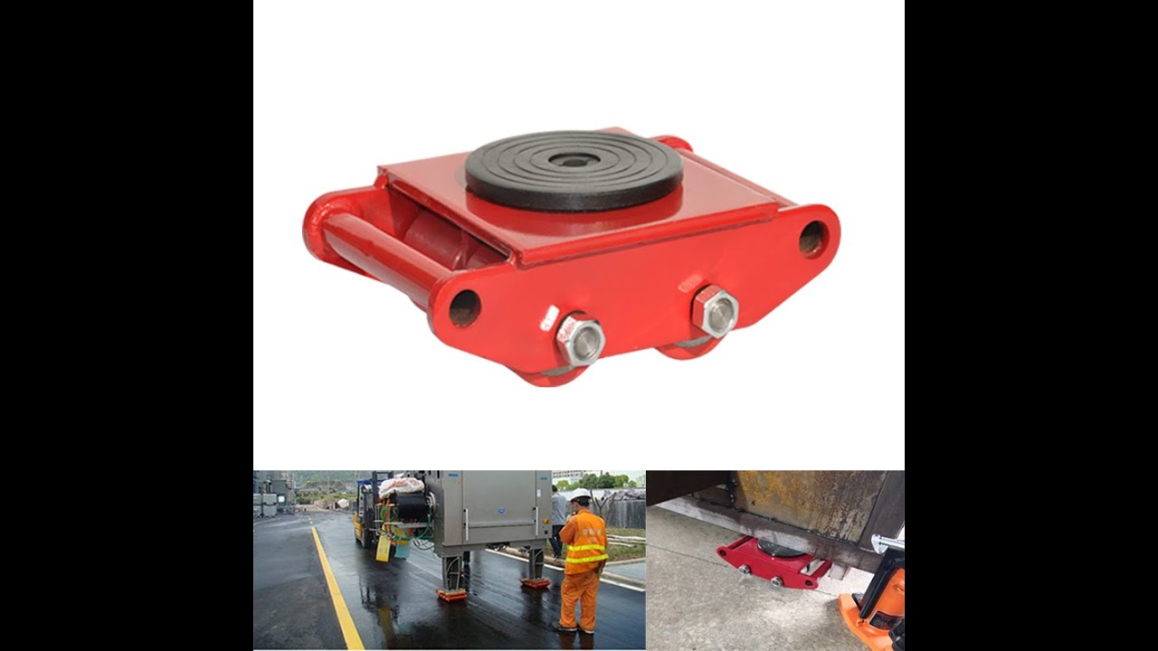 Cargo trolley/moving skate/Machine Load Skates - YouTube