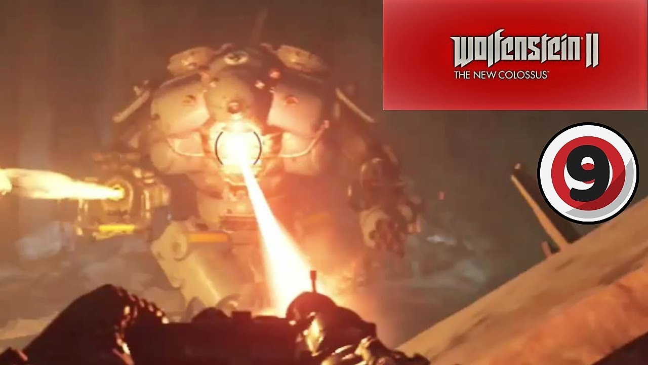 50 Foot Mech!!! OMG - Wolfenstein 2 Switch gameplay - YouTube