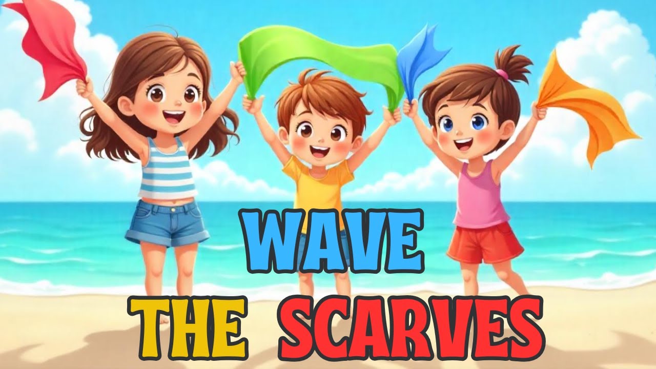 "Wave The Scarves" song /Just Dance /Brain Break #scarf, #kidssong ...