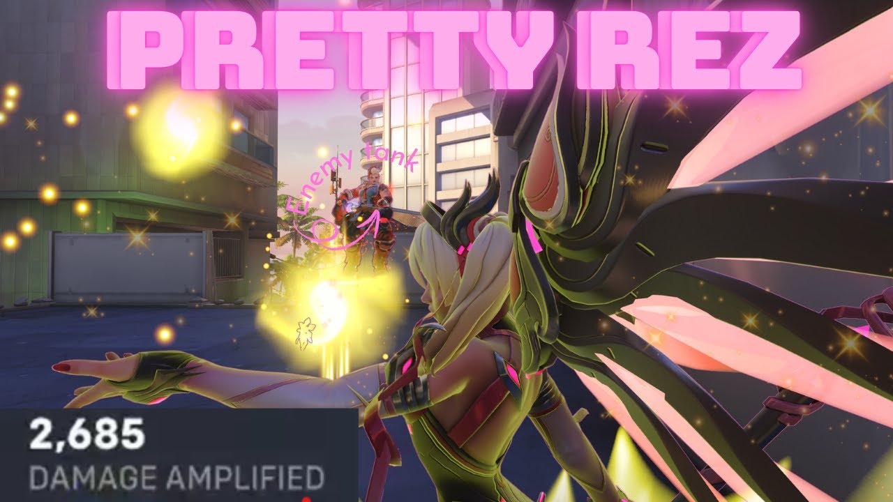 Was This Risky Rez Worth It? - Overwatch 2 Mercy Gameplay - YouTube