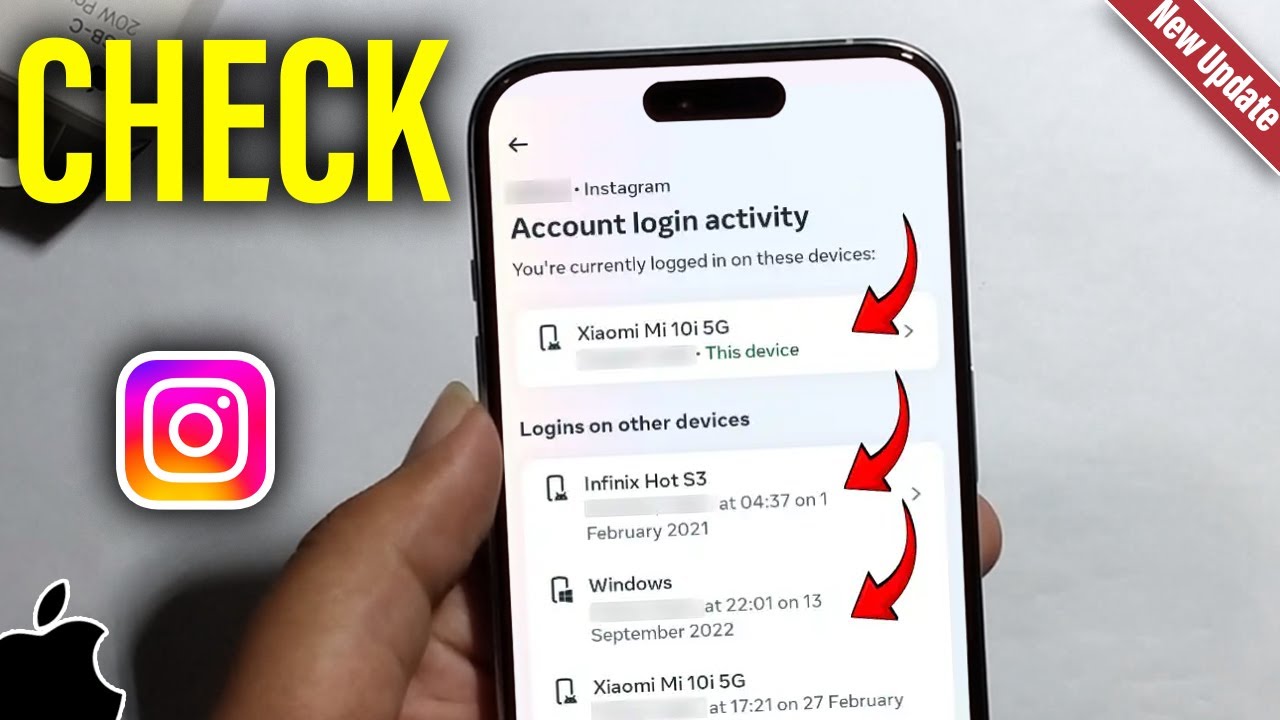 How To Check My Instagram Login Devices In iPhone 2026 [Easy Way] - YouTube