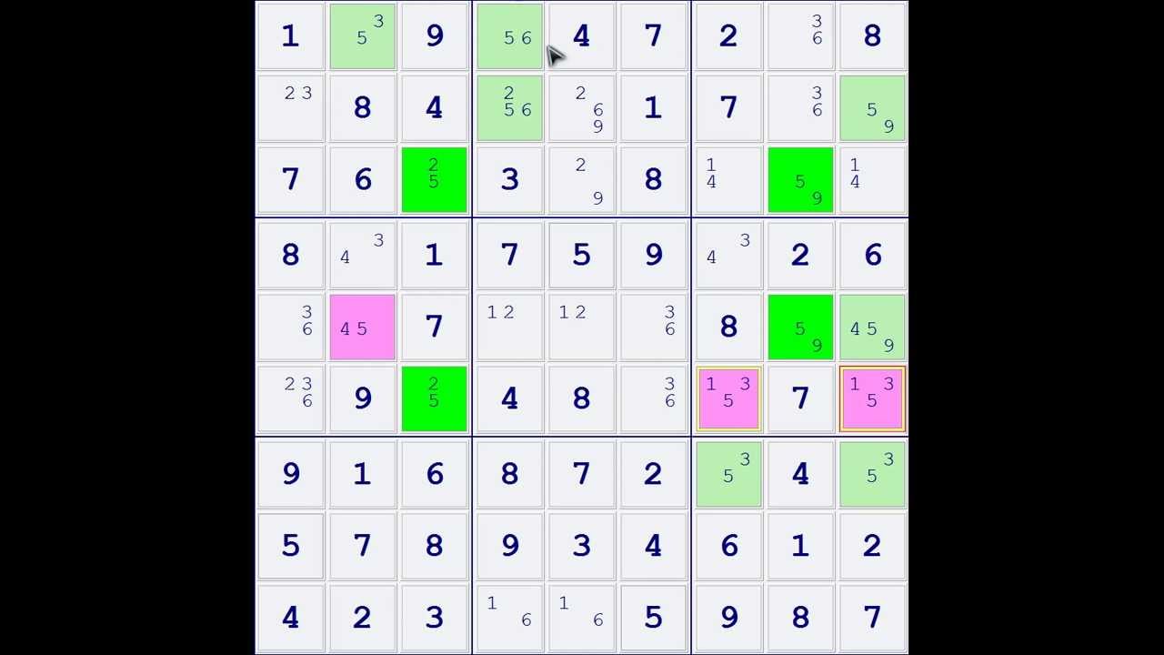 Sudoku Demonstration Skyscraper Technique Example 05 YouTube sudoku-demonstration-skyscraper-technique-example-05-youtube
