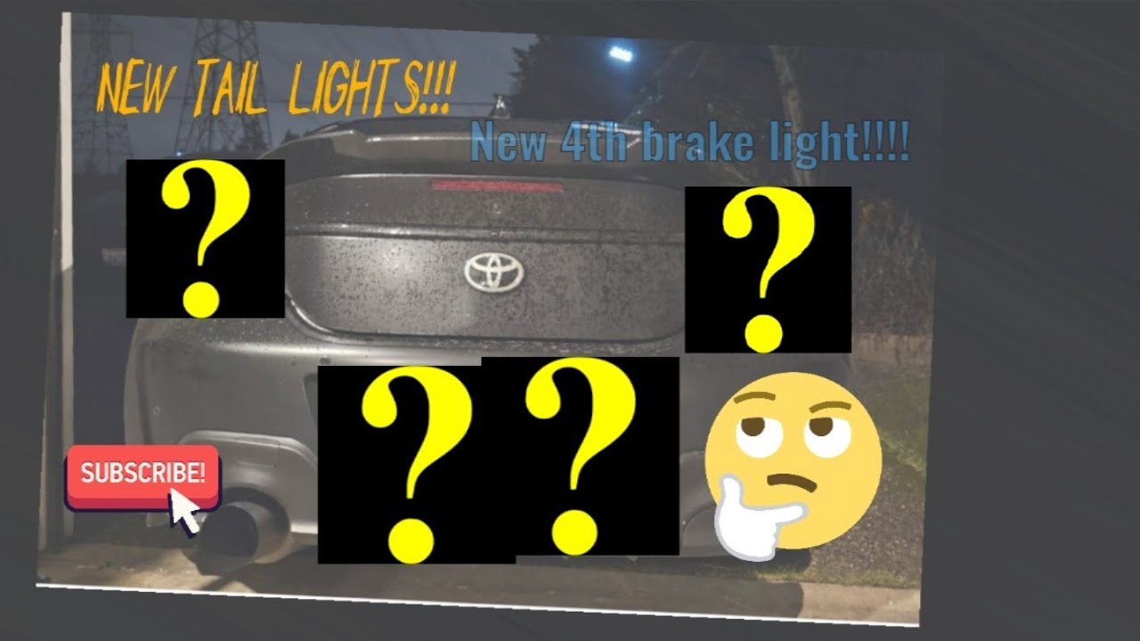 The BEST Tail Lights and 4th Brake Light for the 2022+ GR86/BRZ! - YouTube