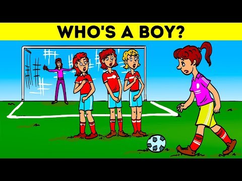 17 FUN IQ GAMES AND PICTURE PUZZLES