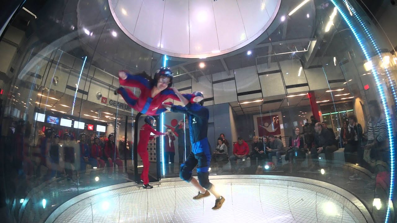 Ava IFly indoor skydiving - YouTube