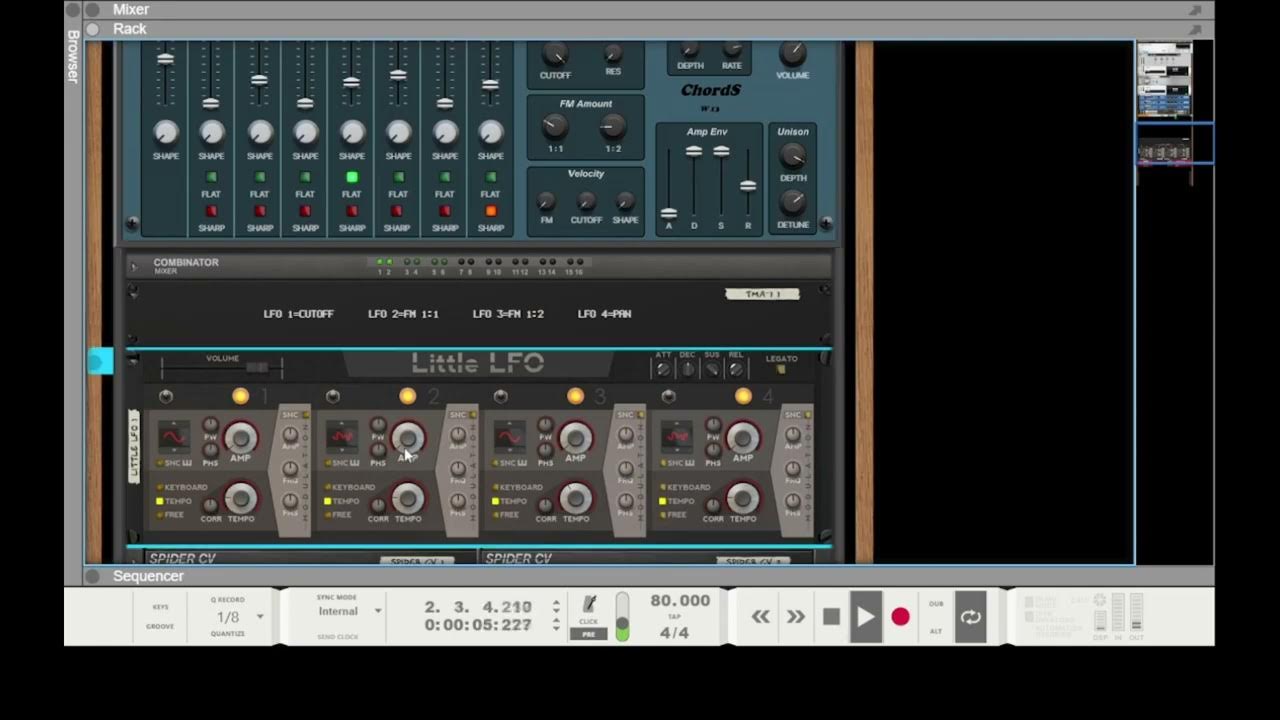 ChordS: Reason 12 Combinator - YouTube