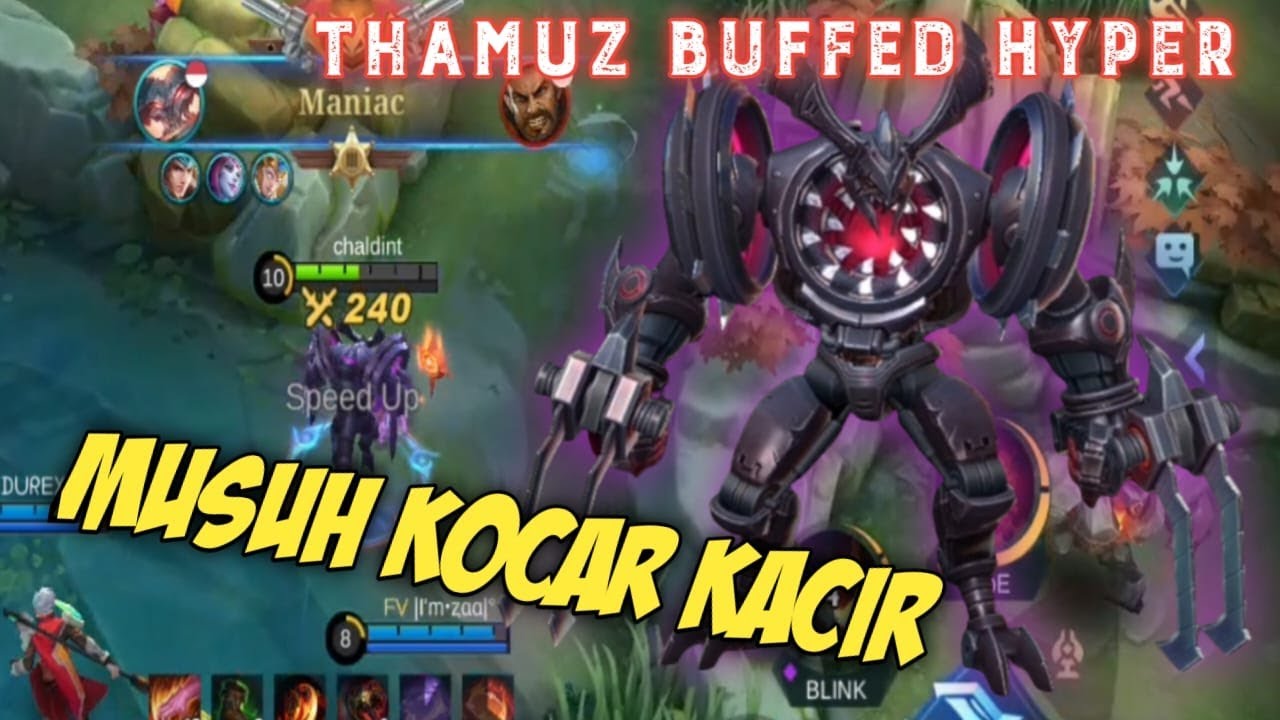 THAMUZ HYPER GAMEPLAY, AUTO MANIAC ! THAMUZ BEST BUILD 2022 - YouTube