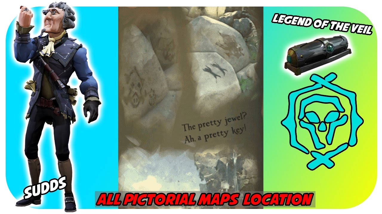 All Devil's Ridge Legend of the Veil Pictorial Maps Location - YouTube