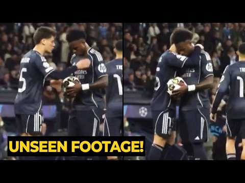 Arda Güler's leadership is really showing here — taking away the tension Vinicius vs Man City