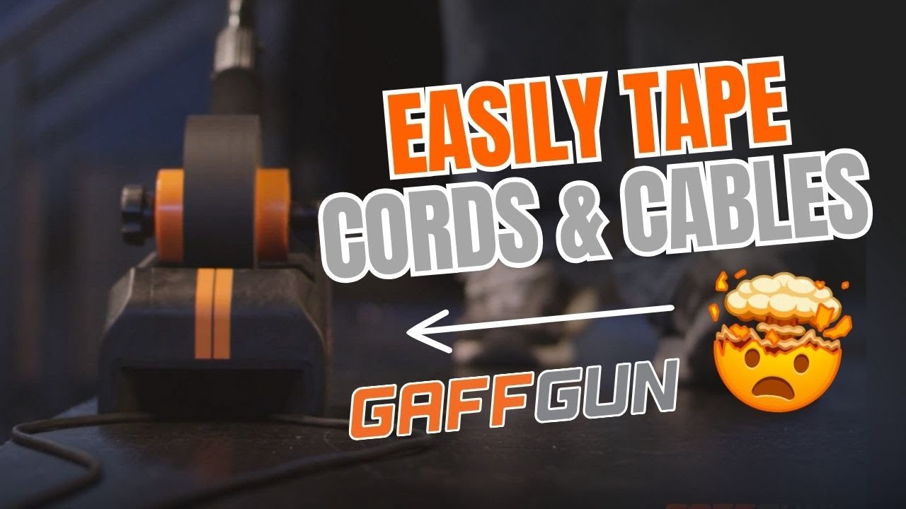 GaffGun™ Floor Tape Applicator In Action | Bron Tapes - YouTube