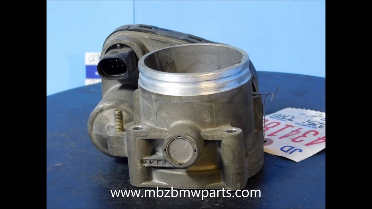 2001 2006 BMW 325i Throttle Body Valve Assy 13547502444 - YouTube