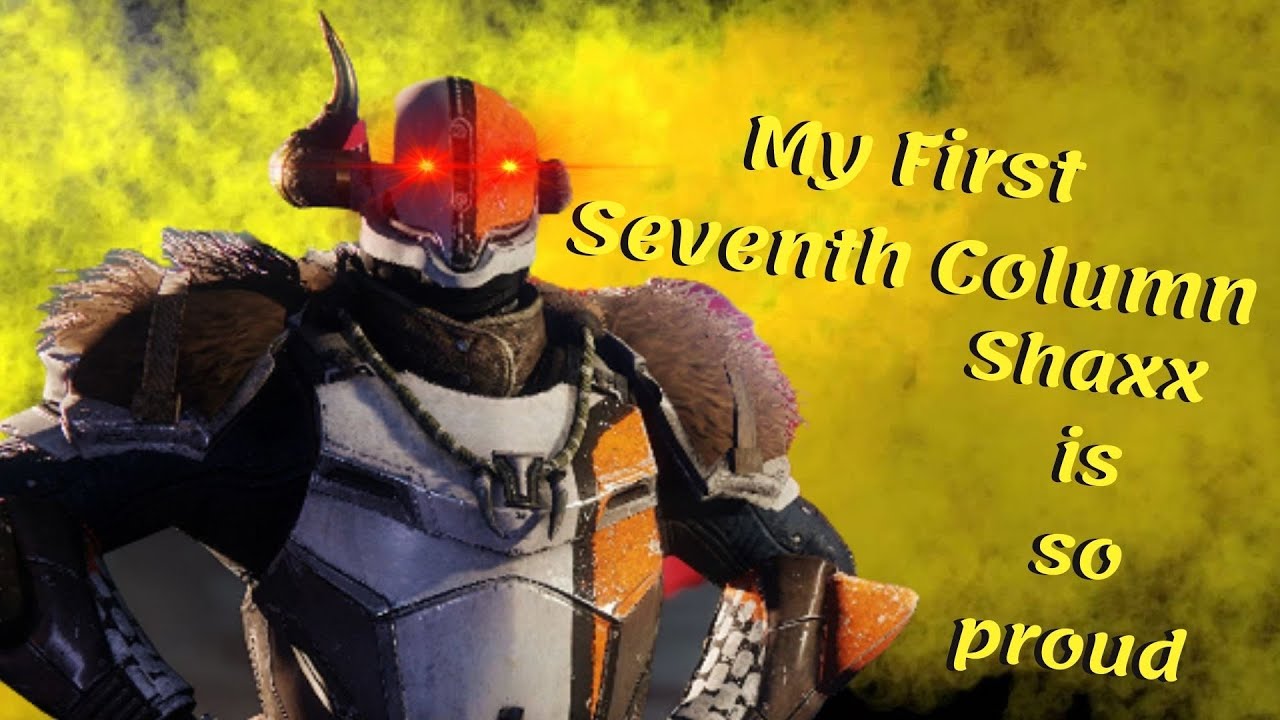 My First Seventh Column (Destiny 2) - YouTube