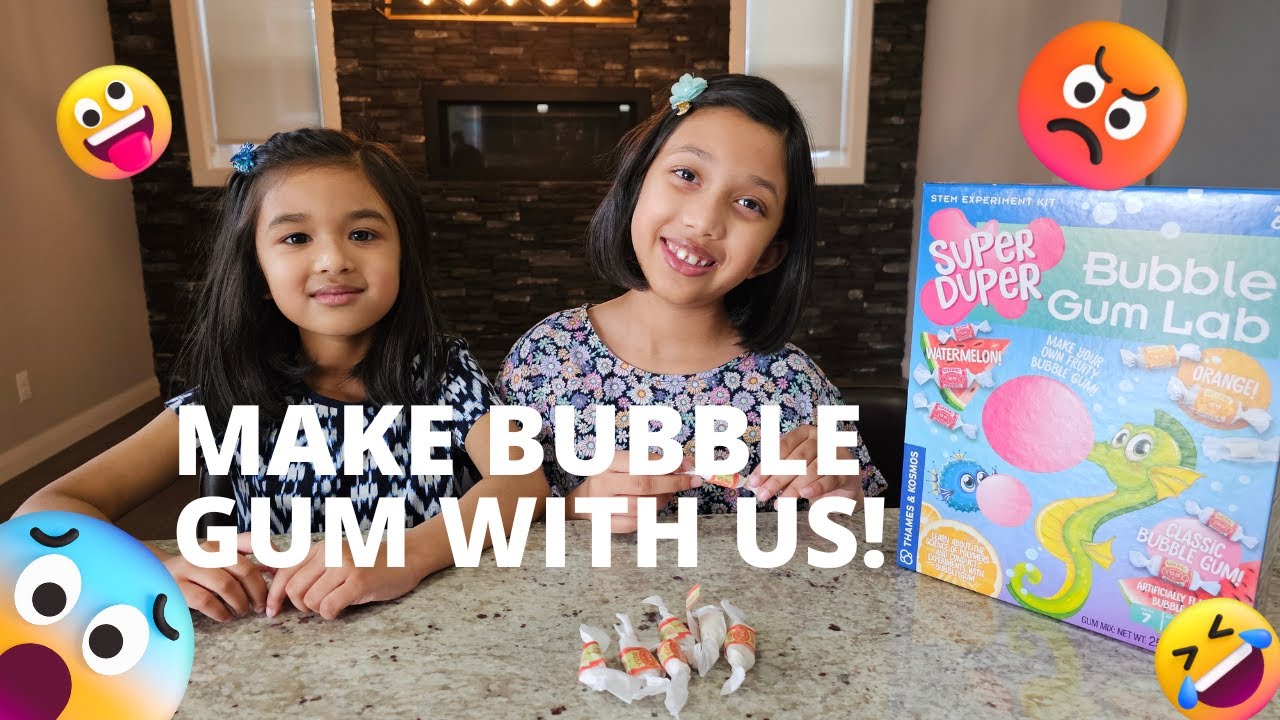 Make Bubble Gum with Safeeya!!!| Fun & Easy Science Experiment with ...