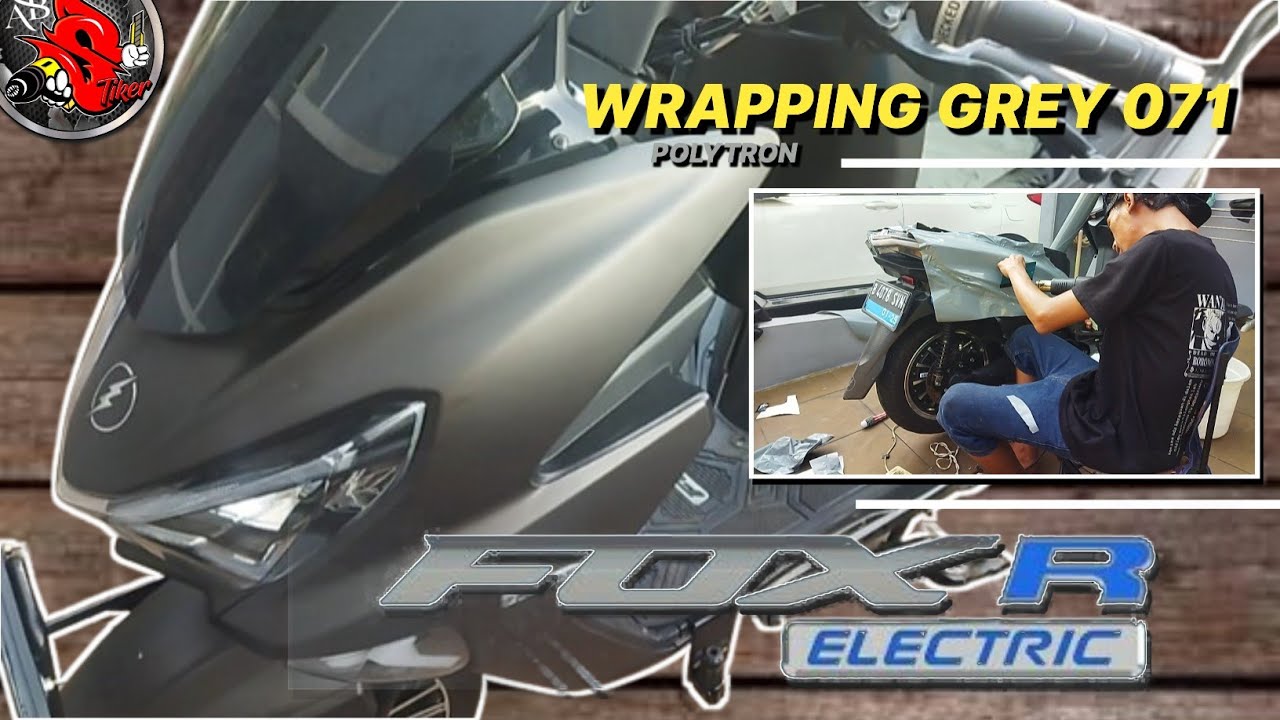 PASANG STIKER FULL BODY POLYTRON FOX R GREY 071 TAMPAK ELEGANCE TANPA ...