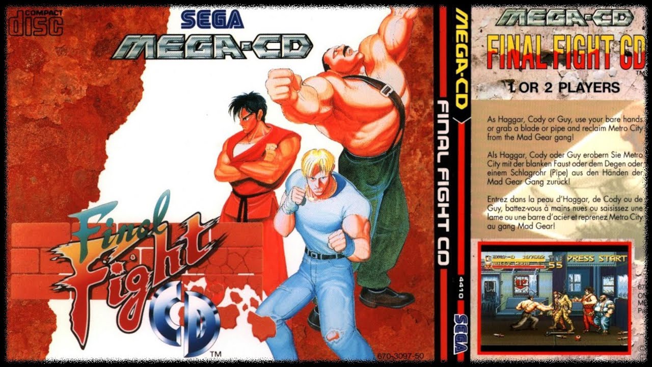 Final Fight CD - Sega Mega CD | Real Hardware Gameplay - YouTube