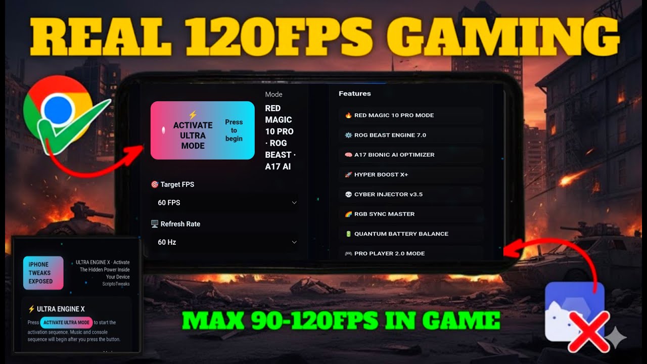 FINALLY 120FPS IN GAME - Install the Latest Game Tweaks to Get Max FPS ...