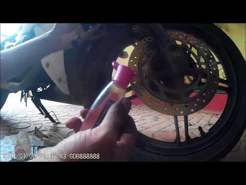 Yamaha R15 | cheap front brake disc pads change | how disc brakes work ...