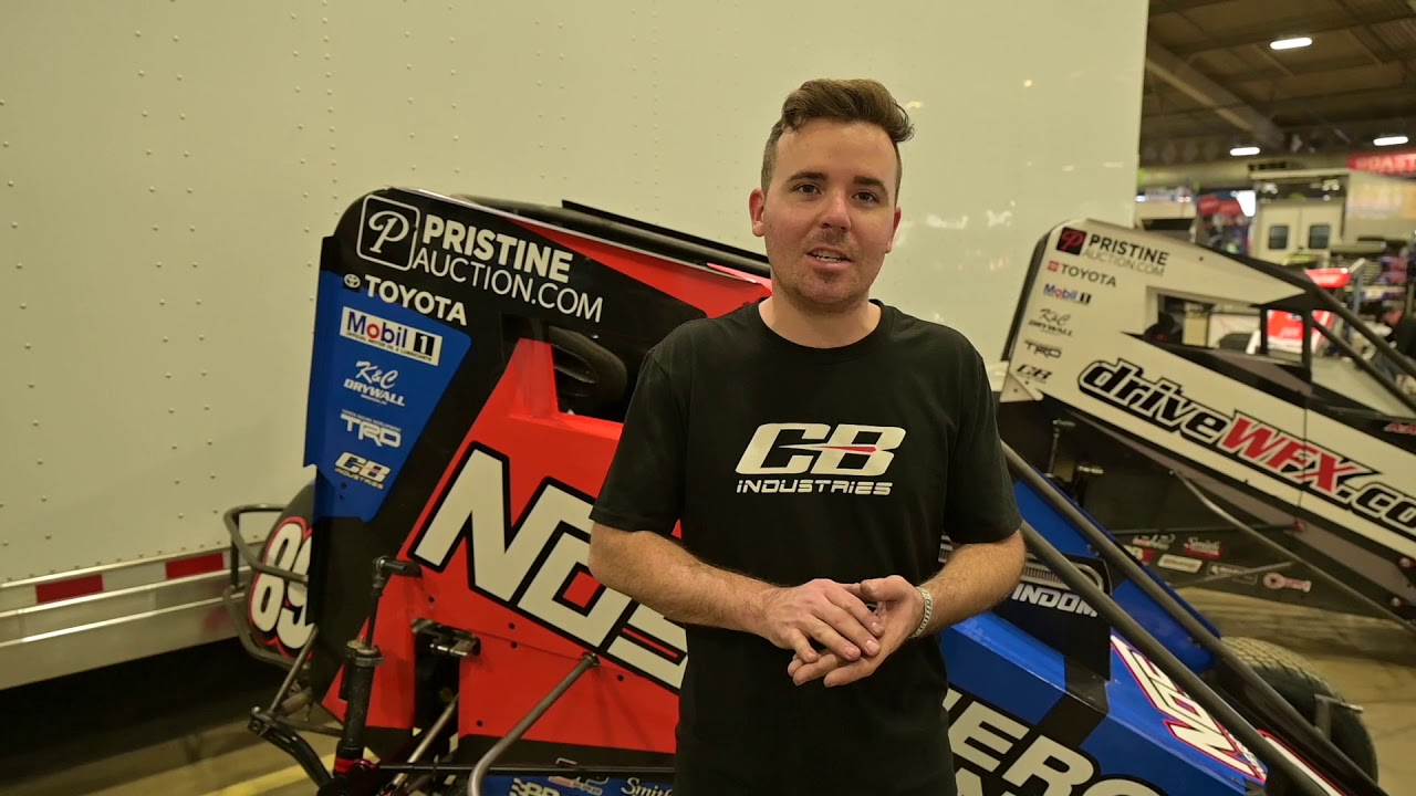 Chad Boat talks at Chili Bowl about BP Fabrication LLC - YouTube