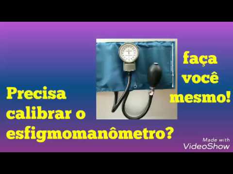 Como calibrar o esfigmomanômetro sozinho - YouTube