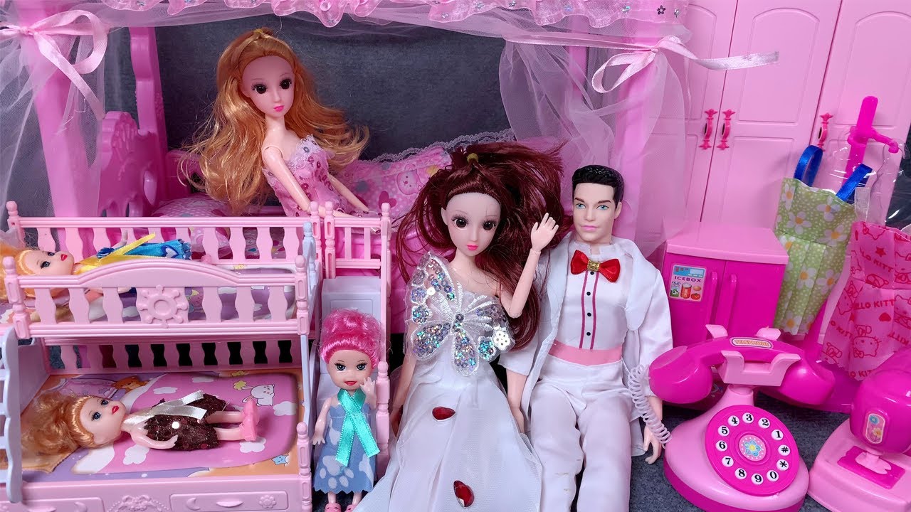 16 Minutes Satisfying with Unboxing My Fancy Life Barbie Princess Dream ...