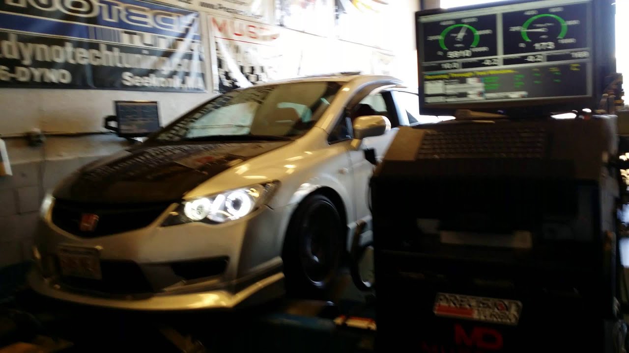 FA5 FD2 Conversion First Dyno - YouTube