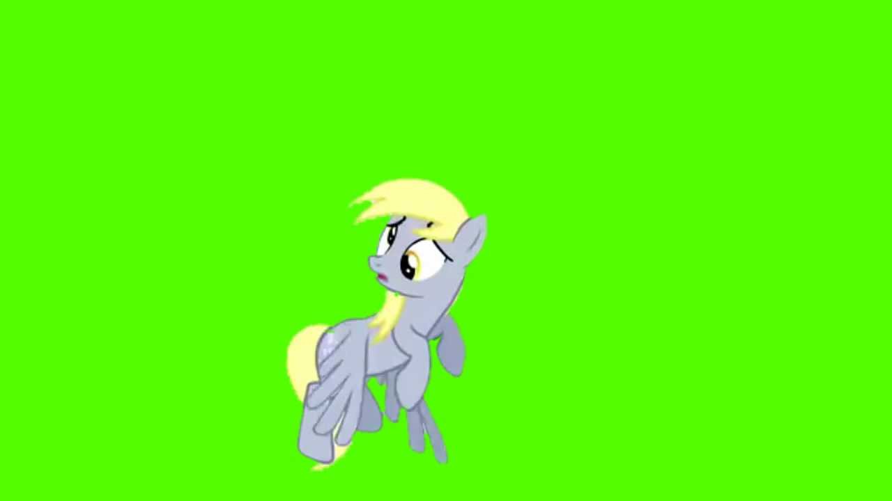 Derpy Surprised & Embarrassed - Green Screen Ponies - YouTube