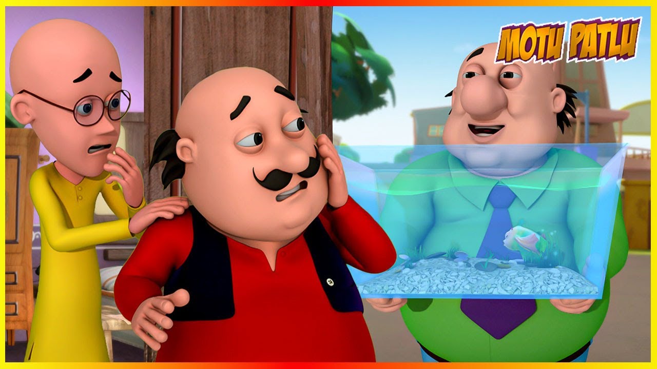 മോട്ടു പട്‌ലു - മയിൽ മീൻ എപ്പിസോഡ് 19 | Motu Patlu - Peacock Fish ...