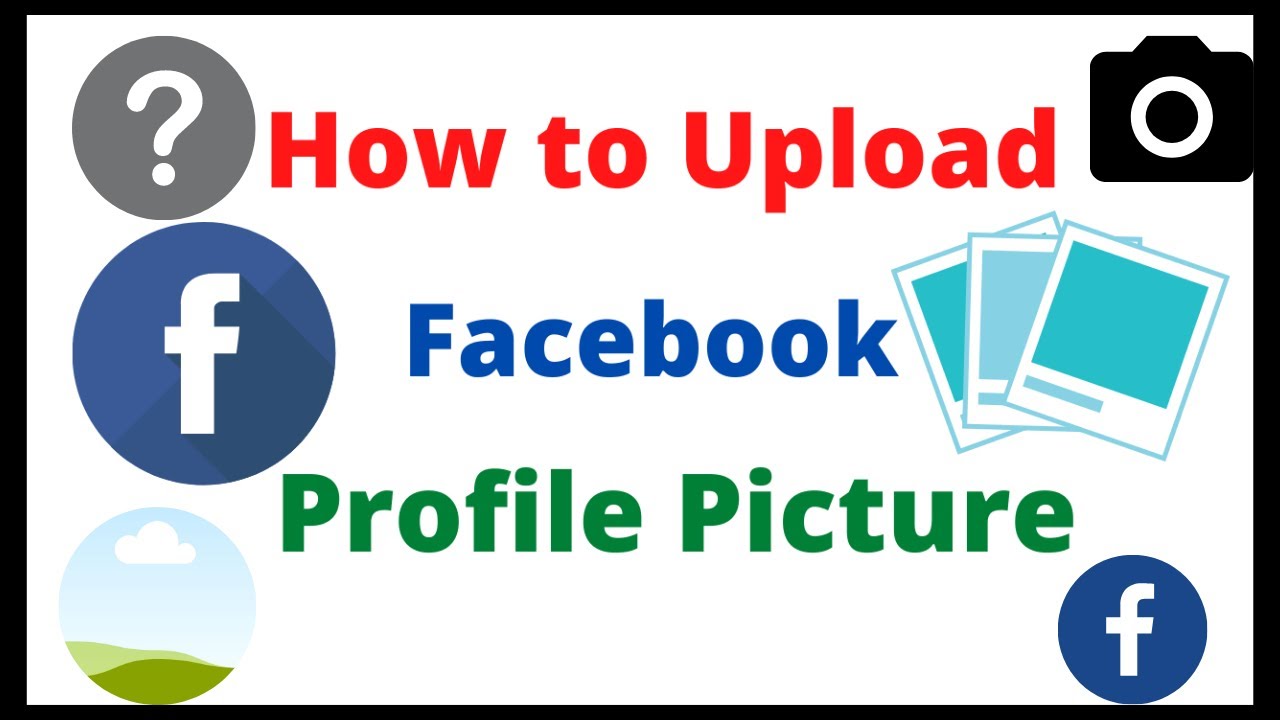 How to upload Facebook profile picture 2021 | Create FB Profile Pic ...