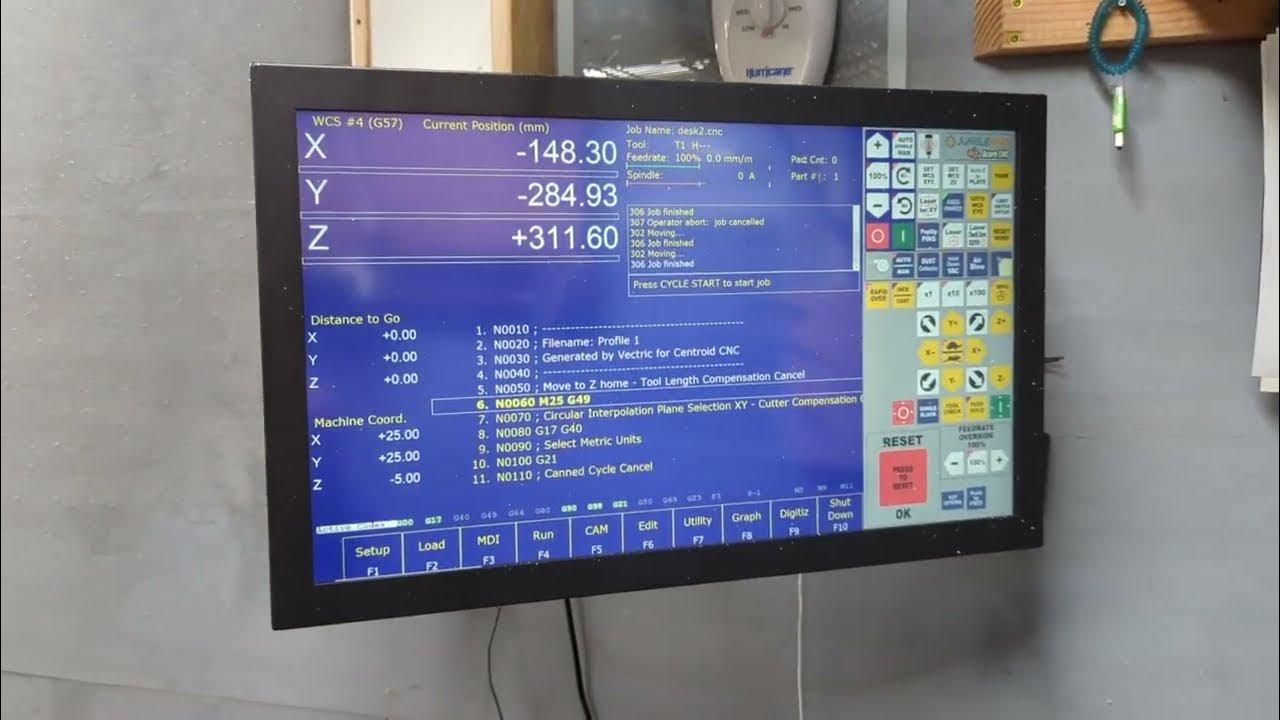 DIY Resistive Touch Screen for Centroid CNC controller use, Build your ...