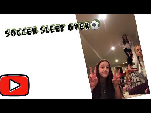 Soccer Sleepover!! | dog sleep over, breakfast, game, and more!⚽️ - YouTube