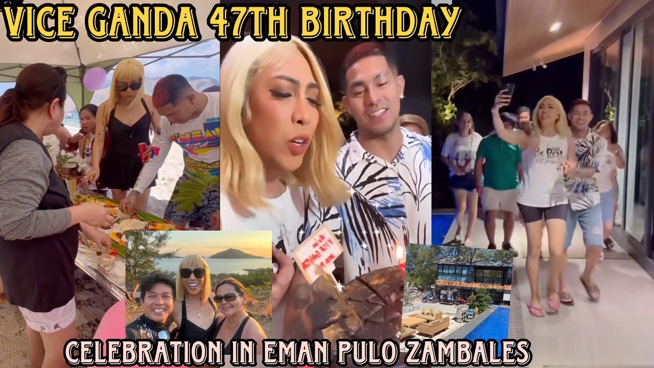 VICE GANDA 47TH BIRTHDAY NAGCELEBRATE SILA SA EMAN PULO ZAMBALES 😍 ...