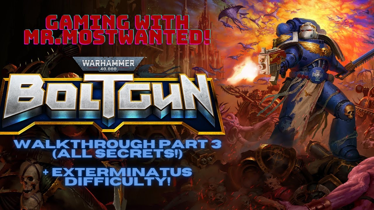 Attack on EVIL TOADS! | Warhammer 40k BOLTGUN Walkthrough Part 3 (Level ...