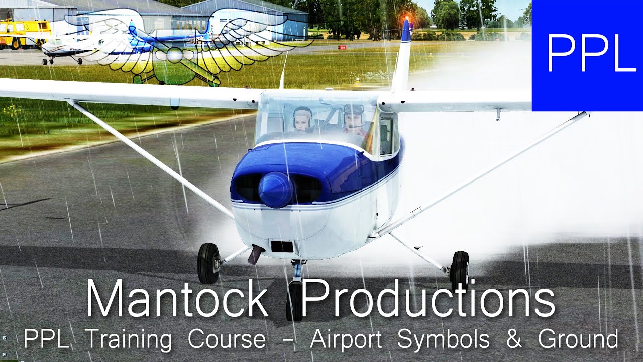PPL Training Course - Part 5 - Airport Symbols & Ground Movement - YouTube