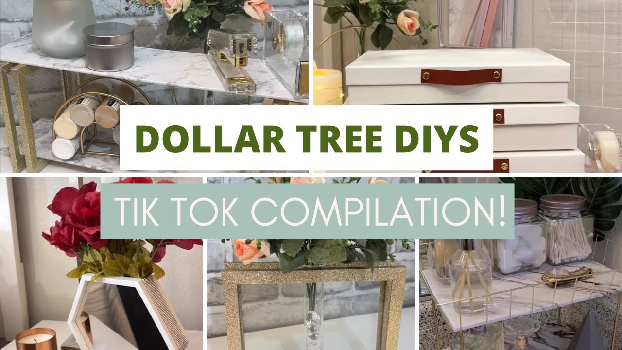 Dollar Tree DIYs l Tik Tok Compilation l Quick & Easy Tutorials - YouTube