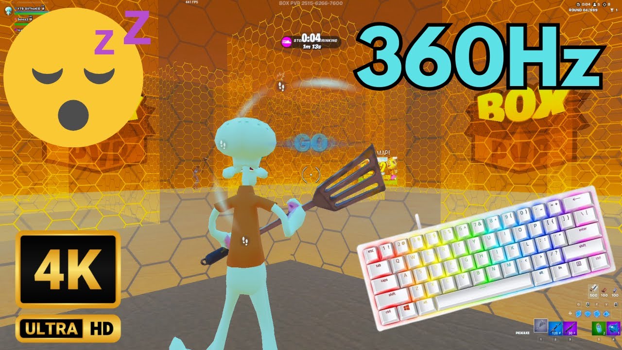 ASMR Fortnite Chill🌟(360HZ - 0 PING) 😴 Box Fight Zone Wars 📦 Razer Huntsman Mini Sounds 4K 60FPS ...