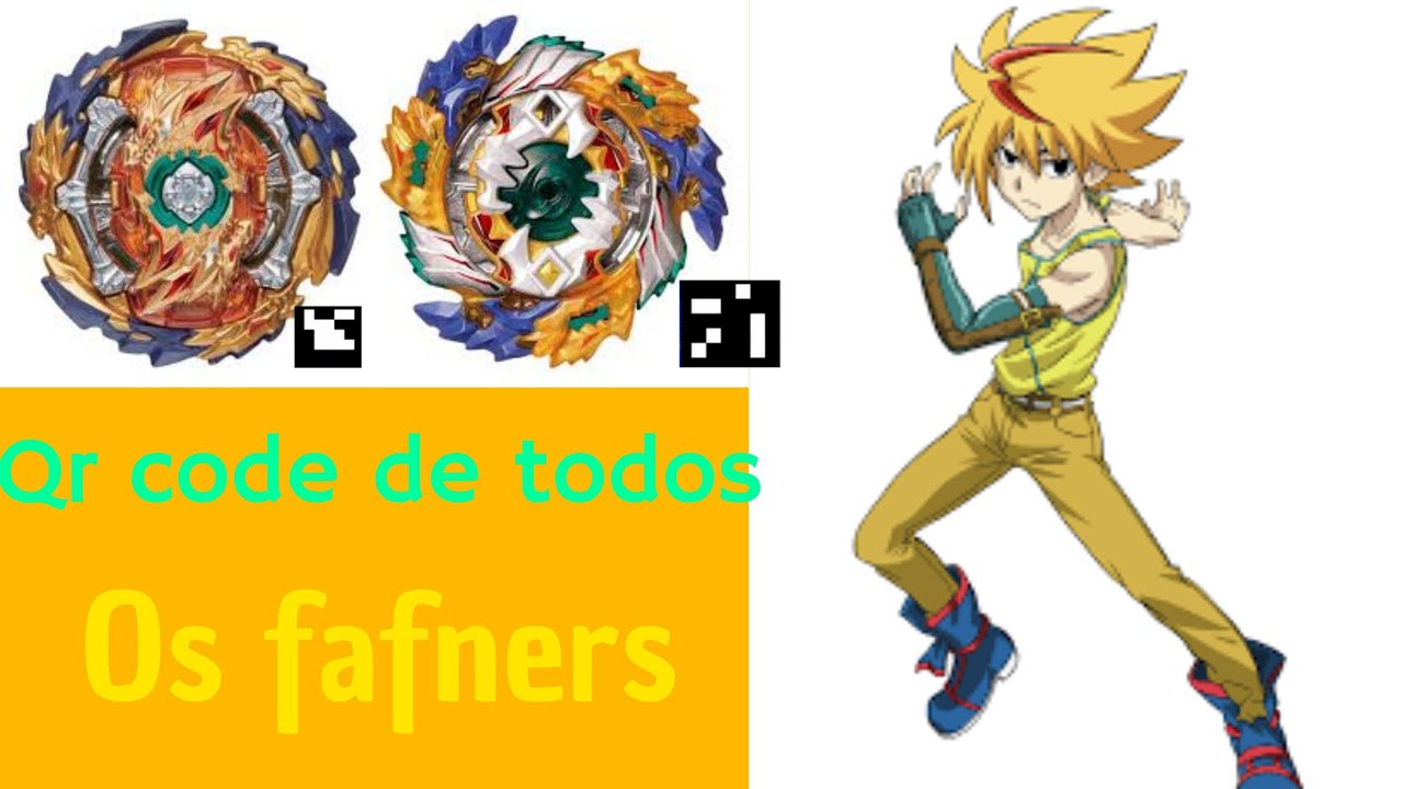 A verdade revelada: Todos os códigos QR do Drain Fafnir no Beyblade ...