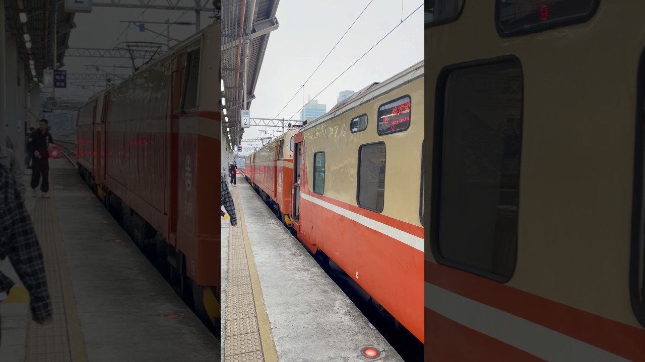 2025/02/15 521次自動門莒光號桃園站停車(E227)(E217) - YouTube