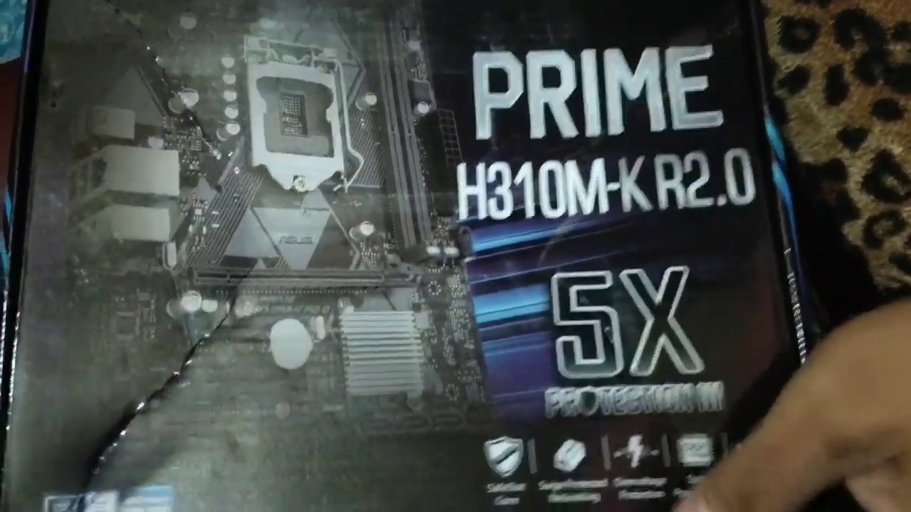 ASUS h310m Prime motherboard Unboxing and review - YouTube