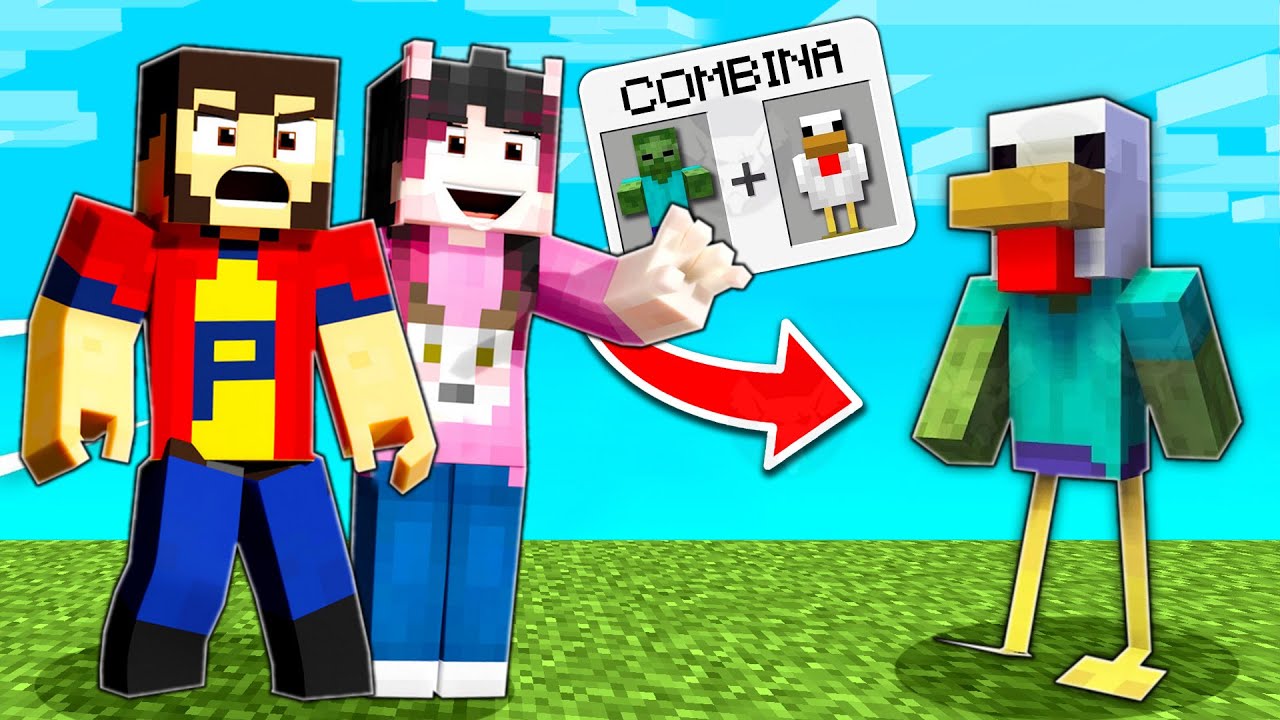 COMBINAM TOTI MOBII din MINECRAFT! CE IESE? - YouTube