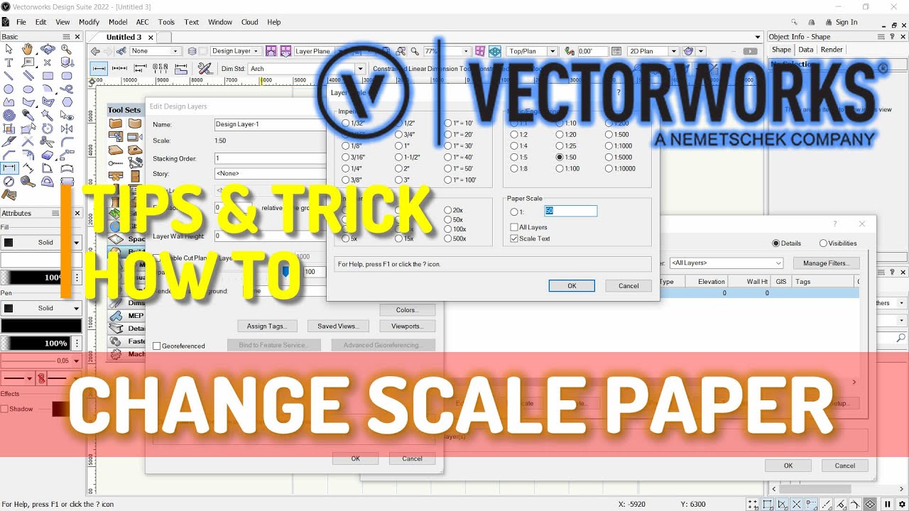 Vectorworks How To Change Scale Drawing Paper YouTube vectorworks-how-to-change-scale-drawing-paper-youtube