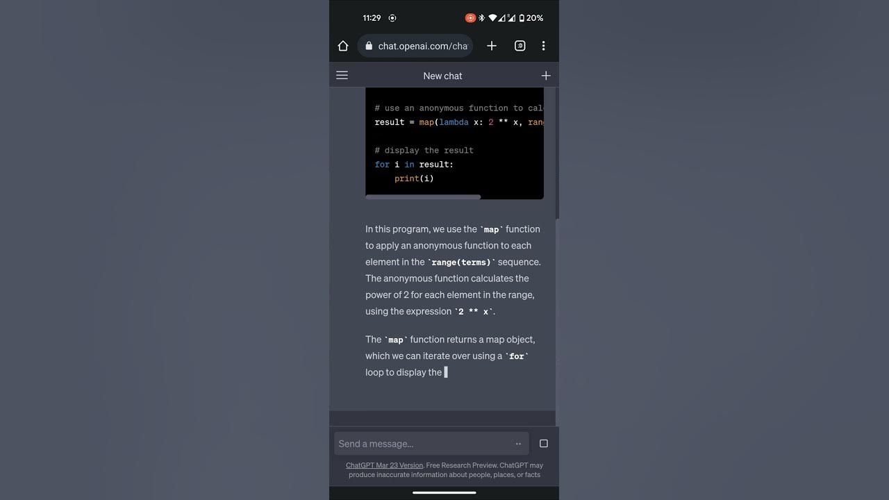 Python Program To Display Powers Of 2 Using Anonymous Function Chatgpt Python Pythontutorial