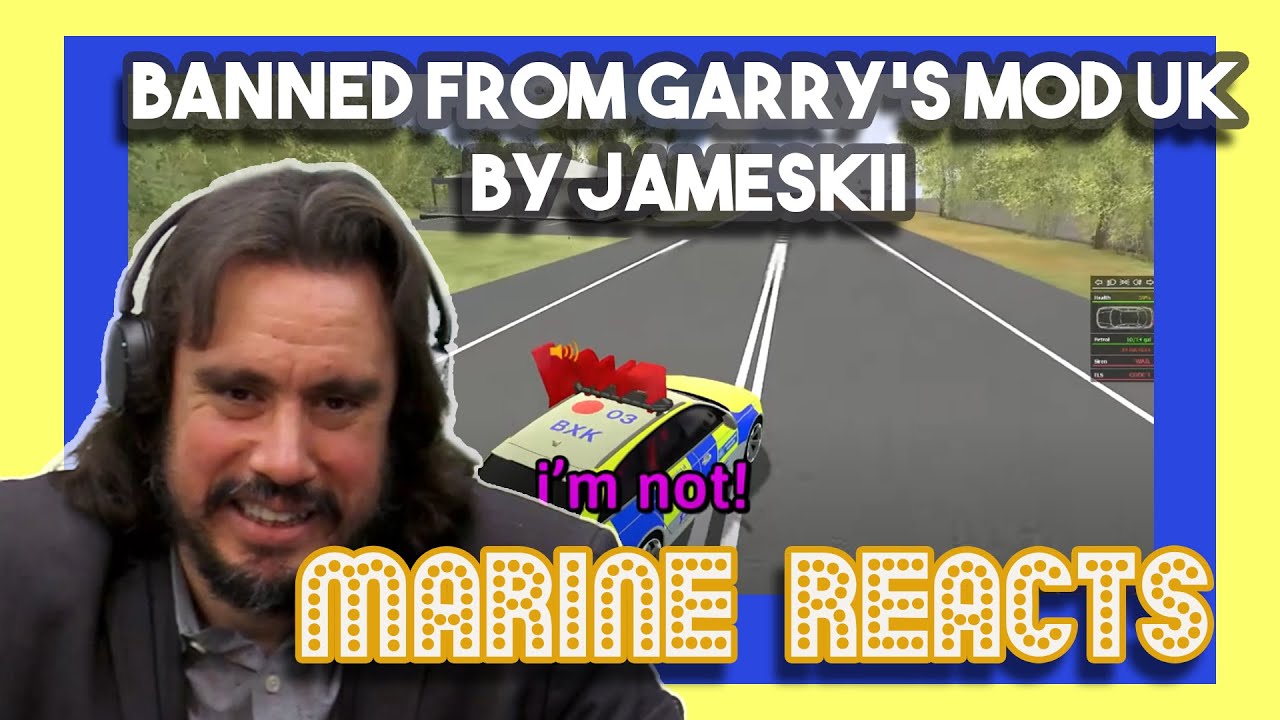 Banned From Garry's Mod UK by Jameskii | Marine Reacts - YouTube