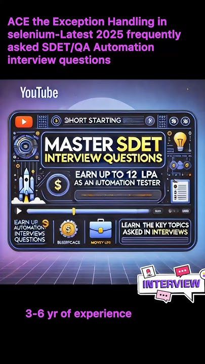 Feb 2025-Exception handling -Interview Questions asked for Automation ...