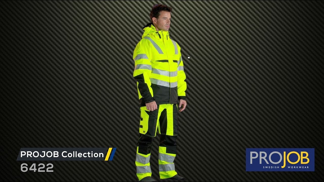 PROJOB 6422 Jacket EN ISO 20471 - YouTube