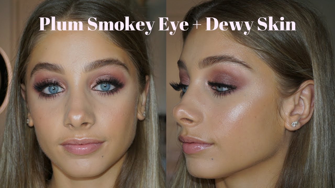 Client Makeup Tutorial | Plum Smokey Eye + Luminous Skin | @bekkemp mua ...