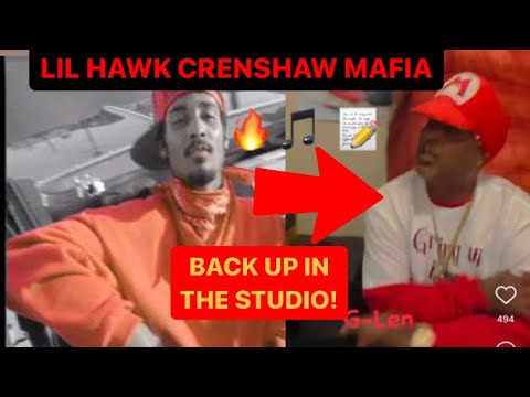 LIL HAWK CRENSHAW MAFIA BACK IN THE STUDIO DROPPIN 🔥🔥🔥🔥 - YouTube
