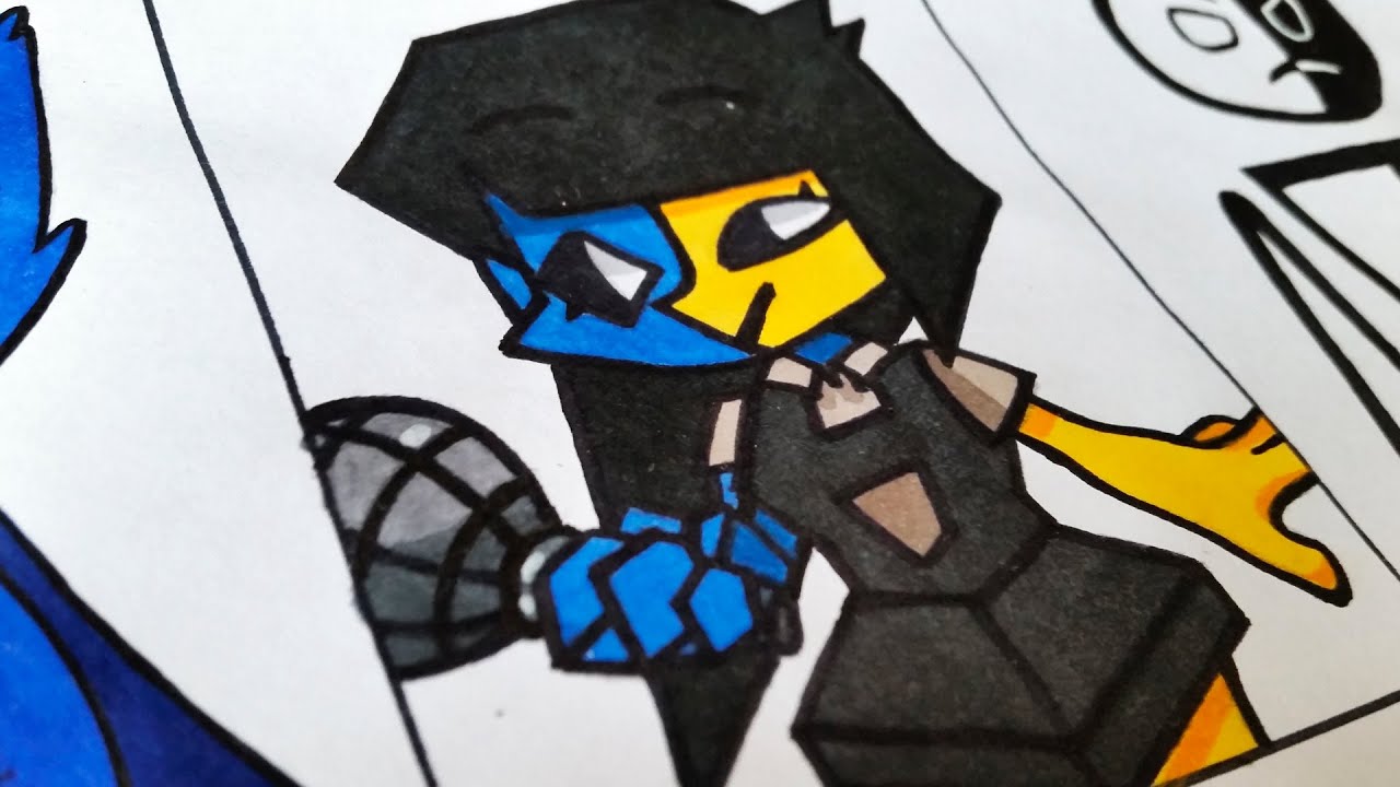 Draw Ena Friday Night Funkin Mod - YouTube