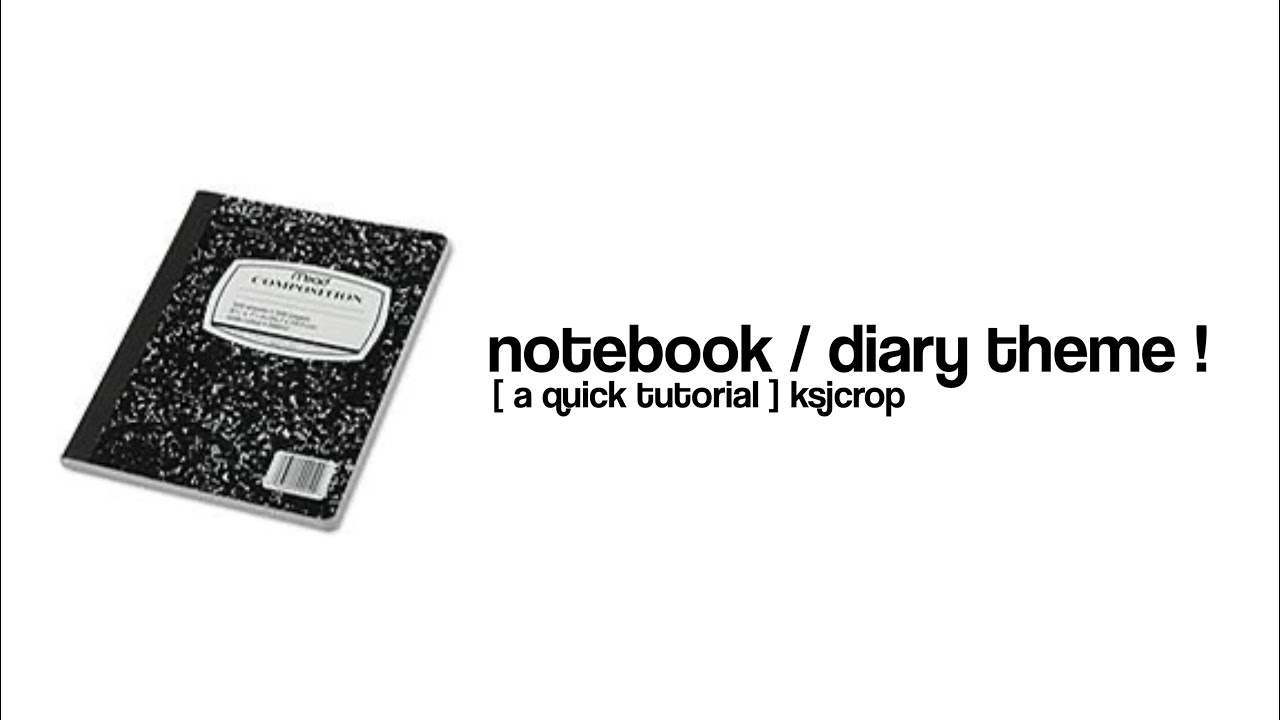 notebook / diary themed carrd ★ [ a quick tutorial ] - YouTube
