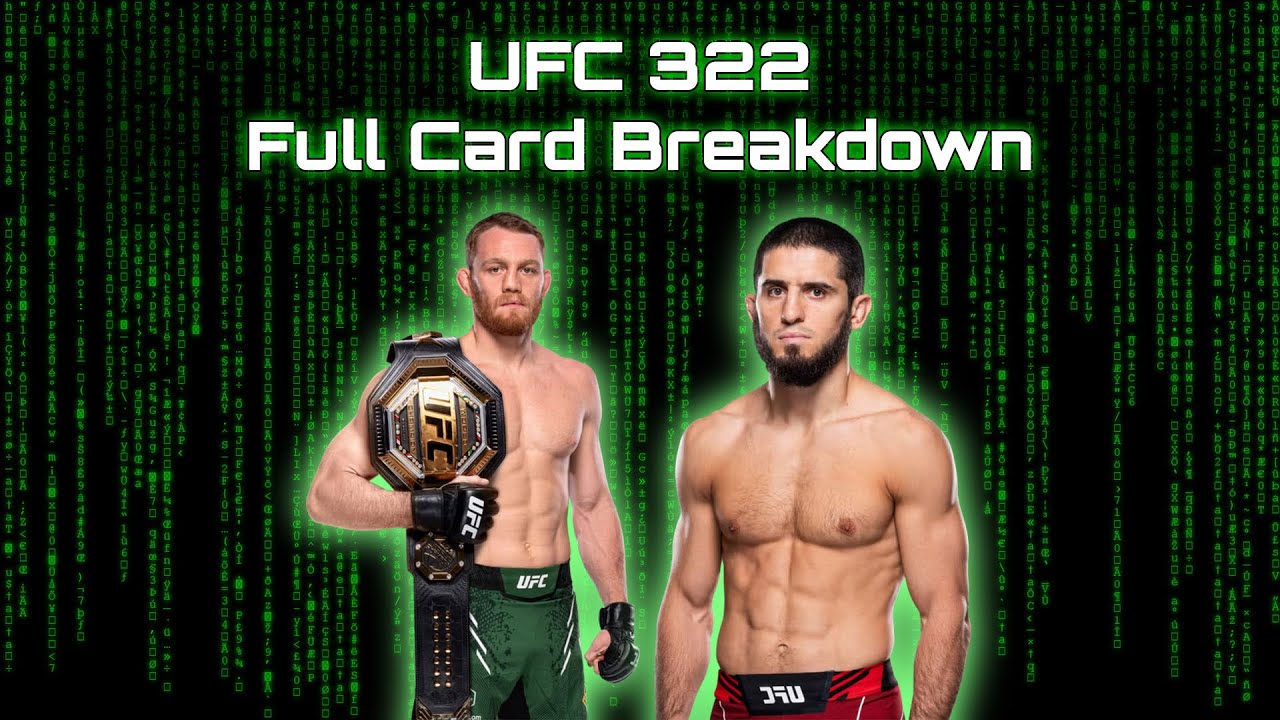 UFC 322: Maddalena vs. Makhachev Full Card Breakdown - YouTube